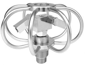 Mosmatic Duct Spinner - 12" Diameter 3-Nozzle Duct Spinner 3/8 ...